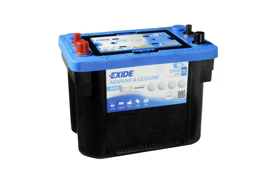 Аккумулятор Exide Dual AGM EP450 (50 A/h) 750A L+ купить, цена в Минске